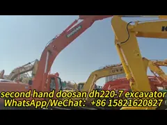 Used Doosan DH220LC-7 Excavator Machine 22 Ton High Maneuverability Second Hand Doosan Digger