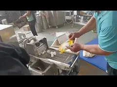 China Continuous Meat Breading Machine For Chicken Nugget And Meat Forming Production Lines for sale