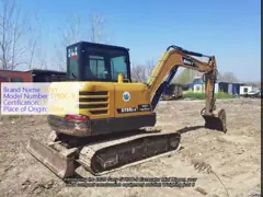 중국 사용 된 2020 Sany SY60C-9 발굴기 미니 발굴기 컴팩트 건설 장비 판매용