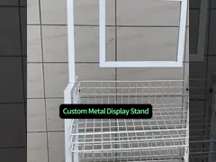 Cina Supermercato a ruote Rack per display metallo per il commercio al dettaglio in vendita