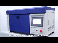 BGD 865 Camera di prova di xenon a panca Macchina di prova di xeno per intemperamento UV