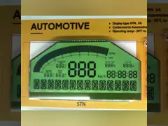 China Modulo de exibição LCD de segmento personalizado transmissor caracteres HTN para medidor eletrônico à venda
