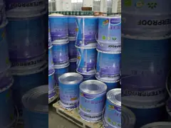 High Strength Polyurethane Waterproof Coating Yellowing Resistance ≥4 High Elongation At Break