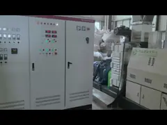 China Low Rotating Speed And Stable Crushed HDPE PP Flake Plastic Pelletizing And Recycling Machine for sale