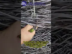 PVC-coated gabion basket material flame retardancy comparison