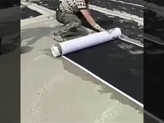 China Smooth 1.2mm EPDM Waterproof Roll For Old Color Steel Roof Refurbishment for sale