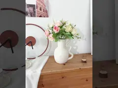 Simulated Pomegranate Rose Finished Bouquet Ins Style Home Decoration Artificial Flowers Wedding Sce