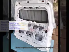 China Original disassembled parts of the trunk lid of C-e-ry Tiggo 5x for sale