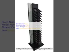 China Floorstanding Porcelain Panel Tile Display Stand Tower Holder Stone Sample Display Rack for sale