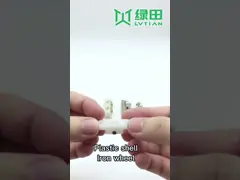 China Adjustable Design Screen Window Copper Pulley For Glass Cabinet for sale