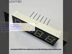 Cina Display LED bianco 7 mm 4 cifre 7 segmenti Anodo comune per pannello multimetro in vendita