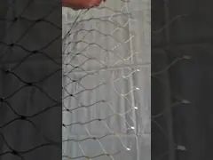 Stainless Steel Wire Rope Mesh Durable 18*18mm avairy wire mesh