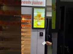 China Automatic Orange Juice Vending Machine with Embraco R134a Compressor for sale