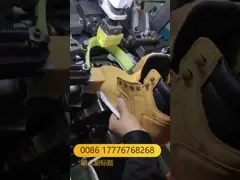 China 80kg Oil Automatic Shoe Lasting Machine Computer Memory Cementing Gluing Gray For Shoe Making for sale