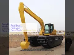 Customizable 6-50t Excavators Floating Barges Amphibious Excavator Undercarriage Pontoons