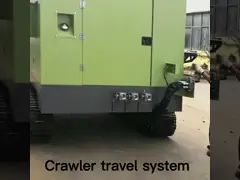 Crawler Screw Air Compressor High Pressure Mining Air Compressor Machine