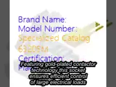 China Double Ended Azimuth Carrier Test Socket With Contactor Gold Plated Azimuth Socket for sale