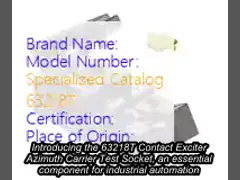 China 63218T Contact Exciter Azimuth Carrier Test Socket Electrical   Azimuth Socket With Contactor for sale