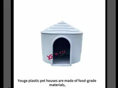 China Plastic Rotational Molding Pet House Dog Kennel Pet Room for Outdoor for sale