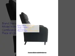 Recliner Chair PU Leather Recliner Sofa Home Theater Seating with Lumbar Support