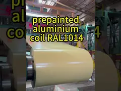 China Custom Width Color Coated Aluminium Coil Cold Rolled Pre Finished Aluminium Sheet for sale