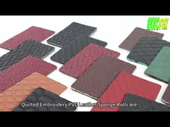 Embroidery PVC Leather