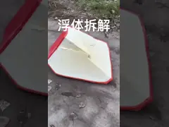 China High Buoyancy Plastic Pipe Floatation Device For Dredging Operations In River Harbor Maintenance for sale