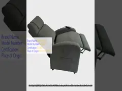 Adjustable Home Theater Single Fabric Recliner Sofa Furniture with Thick Seat Cushion and Backrest