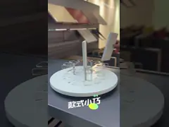 China Desktop Porcelain Granite Display Rack Tile Quartz Rotating Display Stands For Stones for sale