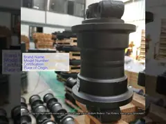 China 35MnB Excavator Undercarriage Parts Bottom Roller Top Roller Idler Sprocket for sale