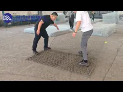 China 2.7mm Wire Diameter Plain Weave Gabion Basket For Riverbank Protection for sale