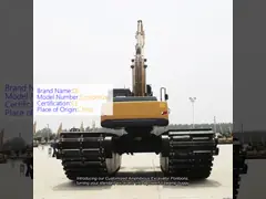 中国 7~50トンの沼車のために漂う両生両生掘削機ポントン 販売のため