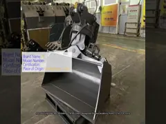 360 Rotating Tilt Bucket for 12-100 Ton Excavator Mud Dustpan OEM Custom Made