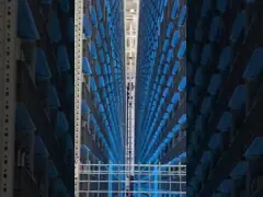 Max 3500kg Pallet Automatic Racking System AS-RS Stacker With Double Column
