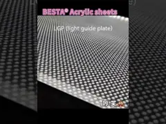 China ITS Orange Light Guide Acrylic Sheet 10mm Colored Flexible Plexiglass Sheets for sale