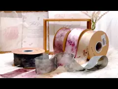 China Ancient style, a plum blossom dyed silk, handmade DIY hair accessories, Hanfu decorative materials, flower bundles, decorative ribbons for sale