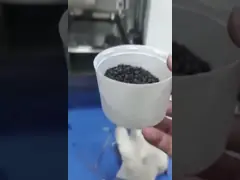 Máquina de prueba de plástico pequeña neumática, máquina de moldeo por inyección vertical