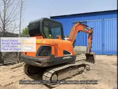 Used 2020 Doosan DX60-9C 6 Ton Excavator Over 3000 Hours Good Condition Digger