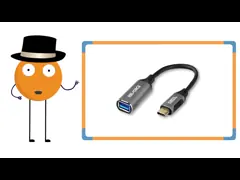 USB C To USB A Cable Adapter OTG Adapter With 20CM Cable Length