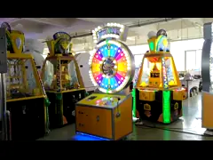 Popular promotional indoor entertainment super spin win redemption ticket carnival  lottery arcade