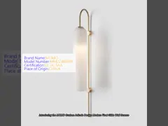 Custom Articolo Design Modern Float Glide Wall Sconce for Bedroom Background Wall Aisle Corridor Living Room Home Office