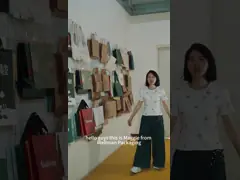 Unmarked custom logo high-end paper bag