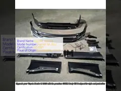 China Car Body Ki Upgrade  Parts To Car Monalisa  Style Toyota Harrier M 2022 Body Kit Front & Rear Bumper for sale