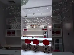 China Non Standard Project Hotel Lobby Club Golden Glass Hanging Decoration Hotel Banquet Hall Decorative Lamps for sale