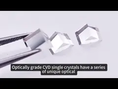 CVD Lab Grown Diamonds Single Crystal Optical Prism