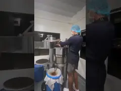 Cocoa butter extract machine