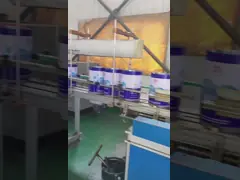 China 20L Open Head Metal Paint Bucket with Flower Lug Lid for sale