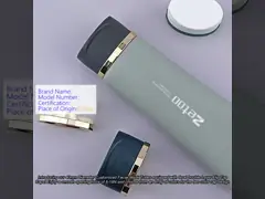 China 70ml - 180ml Sunscreen Tubes Plastic Packaging Tubes Gray / White With Flip Top Caps for sale