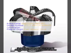 China 17.5inch 444mm Tricone Rock Drill Bits Steel Body Tricone Roller Bit 103 Cutters API for sale