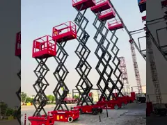 China Mobile Electric Scissor Lift Hydraulic Automatic Scaffolding Elevator For Building for sale